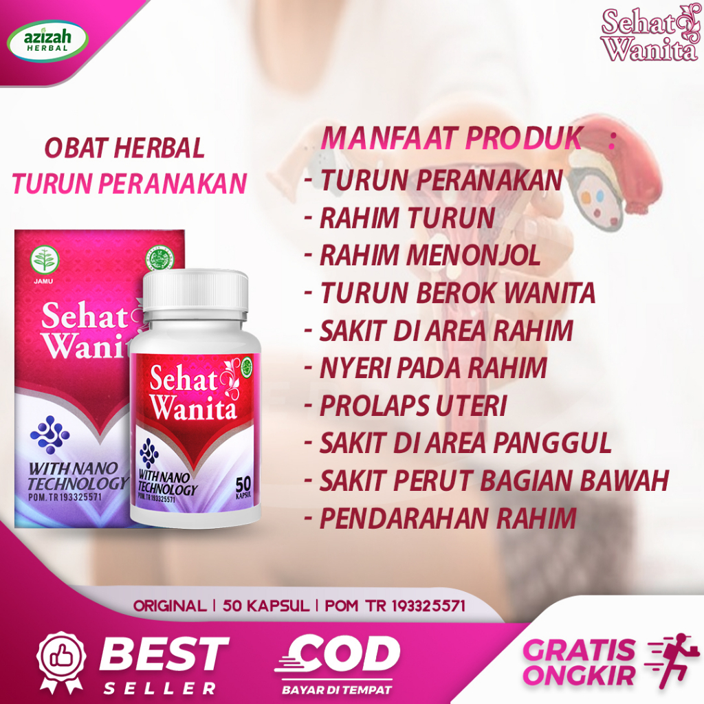 Jual Obat Turun Peranakan Prolaps Uterus Rahim Menurun Kendor Menonjol ...