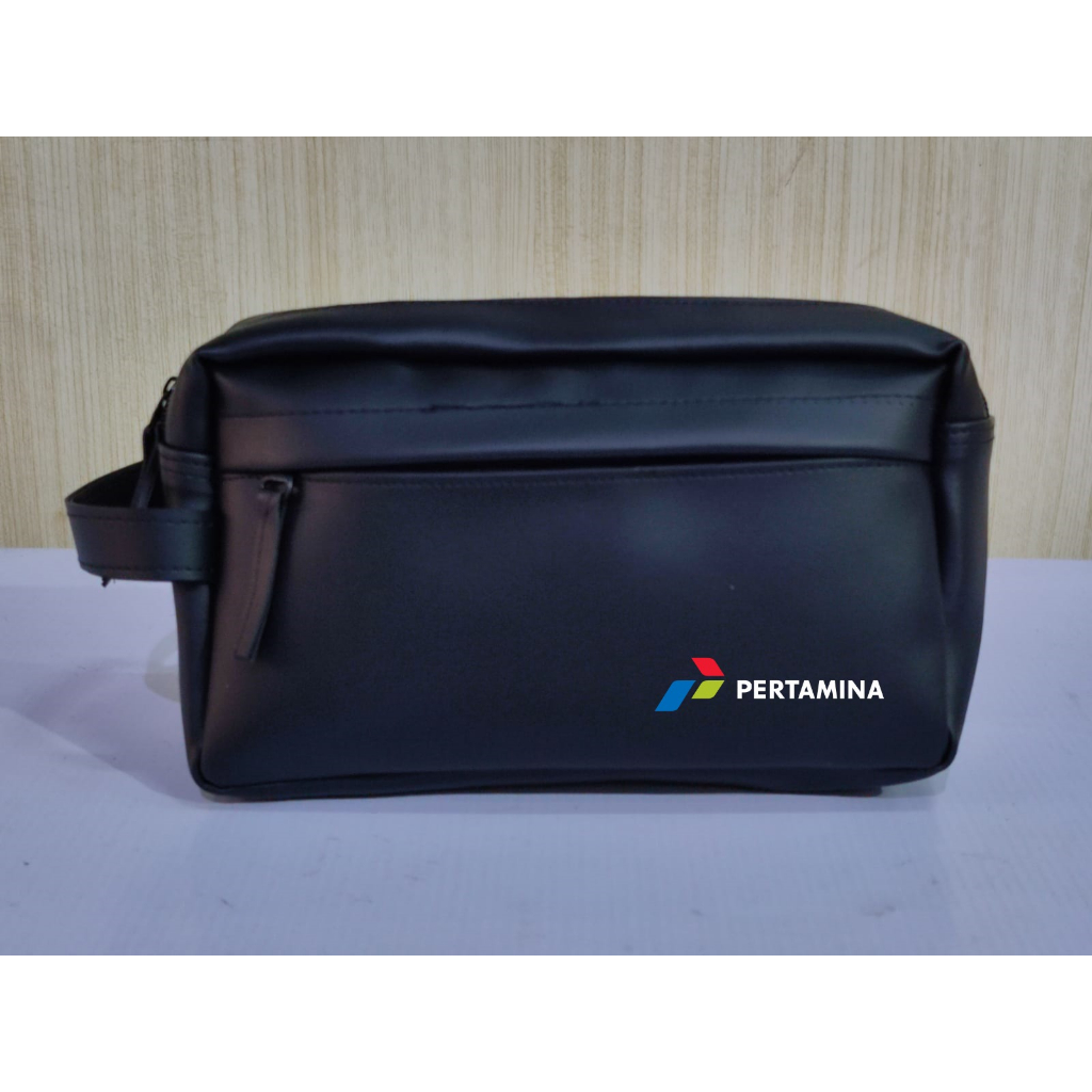 Jual Handbag PERTAMINA Kulit Custom / Souvenir Pertamina / Clutch ...
