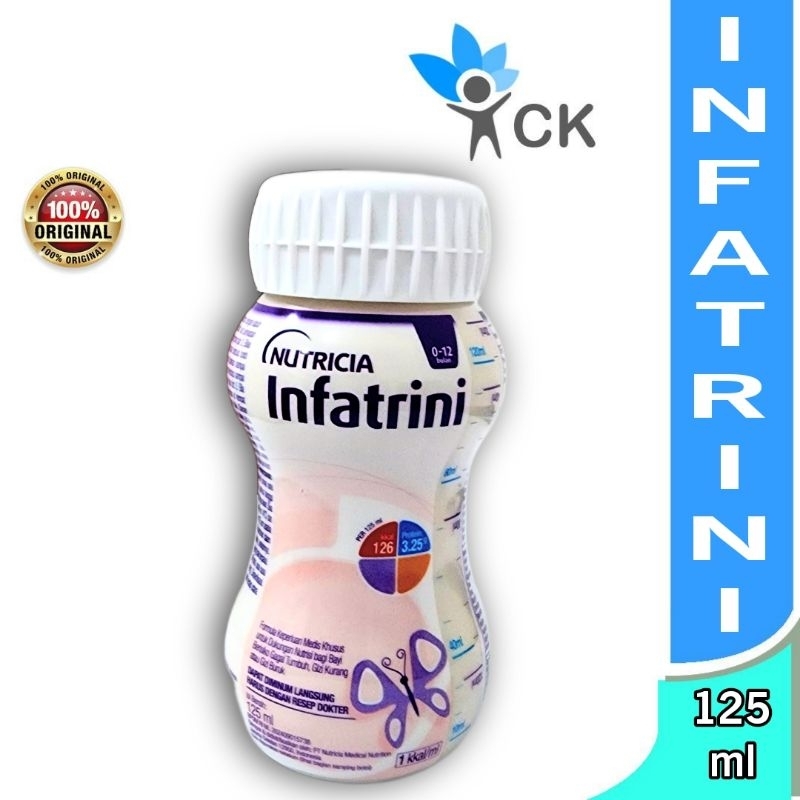 Jual INFATRINI LIQUID 125 ML susu gizi khusus bayi 0 - 12 bulan ...