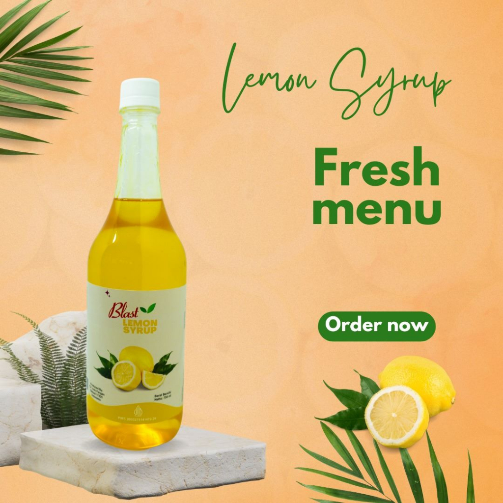Jual Syrup Rasa Lemon 750 ml (1kg) | Shopee Indonesia