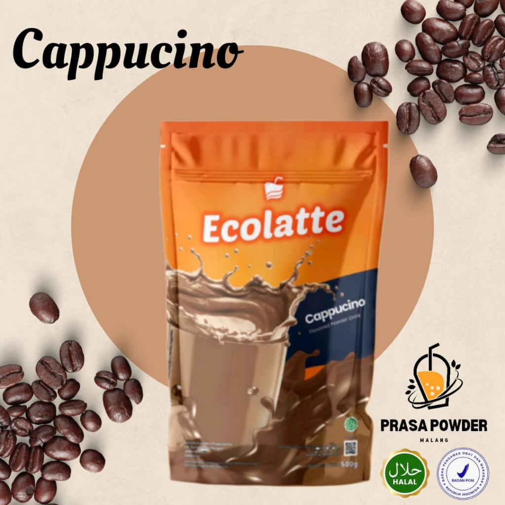 Jual ECOLATTE-Cholatte Powder Varian Kopi & Milk Tea BUNDLING 1KG ...