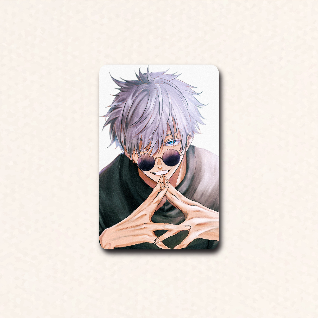 Jual Photocard Anime Gojo Satoru Jujutsu Kaisen Character | Photocard ...