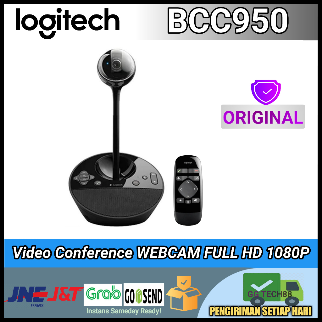 Jual Logitech BCC950 Conference Cam Webcam BCC 950 Web Camera ORIGINAL ...