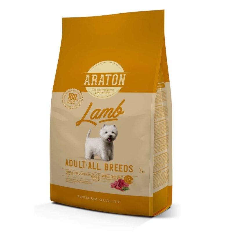 Jual Araton Dog Food Small Bites - Salmon - Lamb - Junior 3 kg | Shopee ...