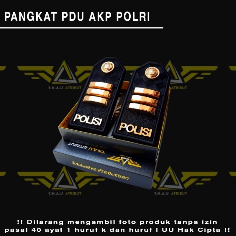 Jual ATRIBUT POLISI / PANGKAT UPACARA PDU IPDA / IPTU / AKP / KOMPOL ...