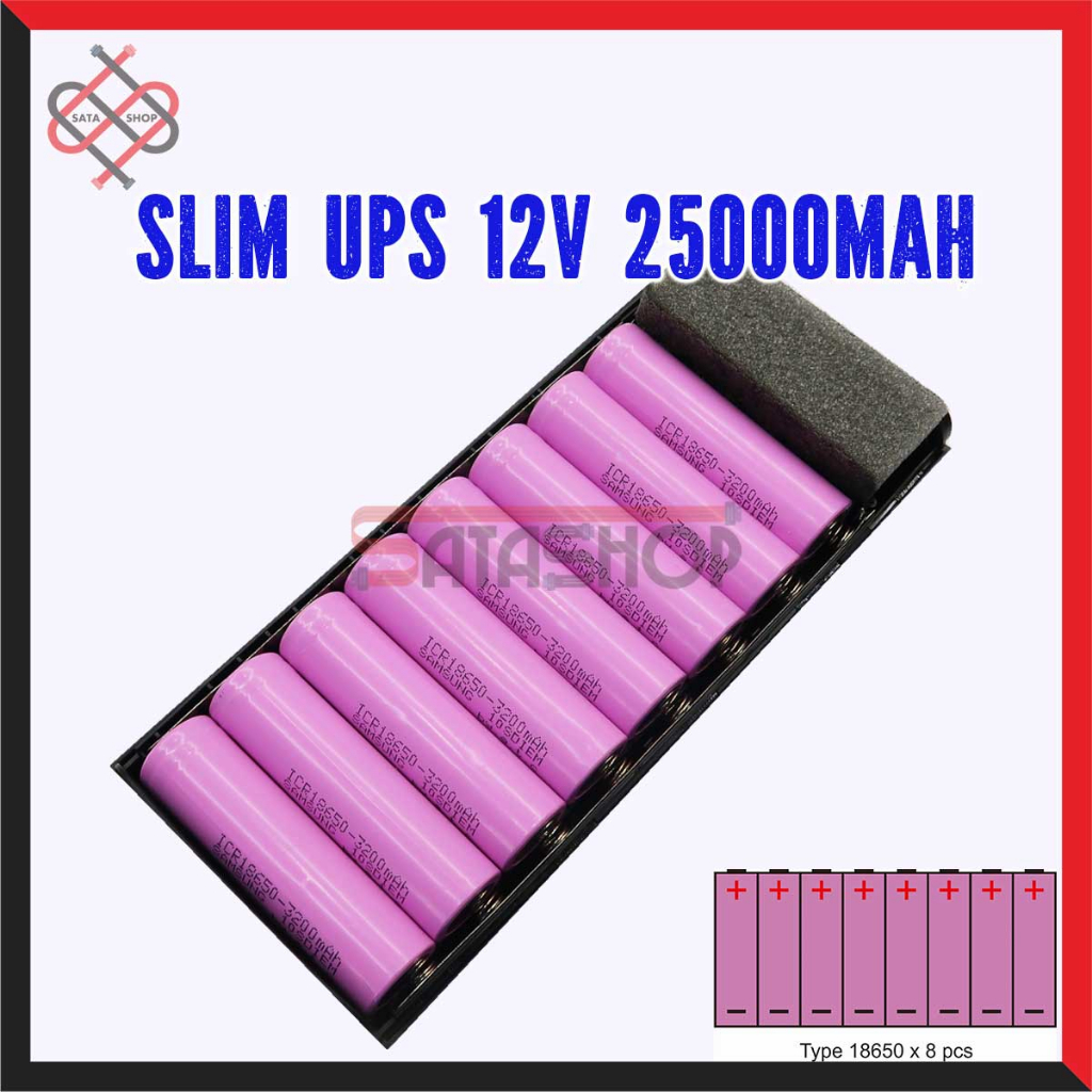 Jual SLIM Smart Portable Mini UPS 12V - 15000mAh - 20000mAh - 25000mAh ...