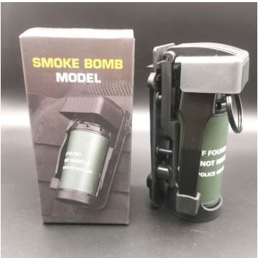Jual Dummy Smoke Grenade With Trigger Pouch Granat Tactical Bom Asap ...