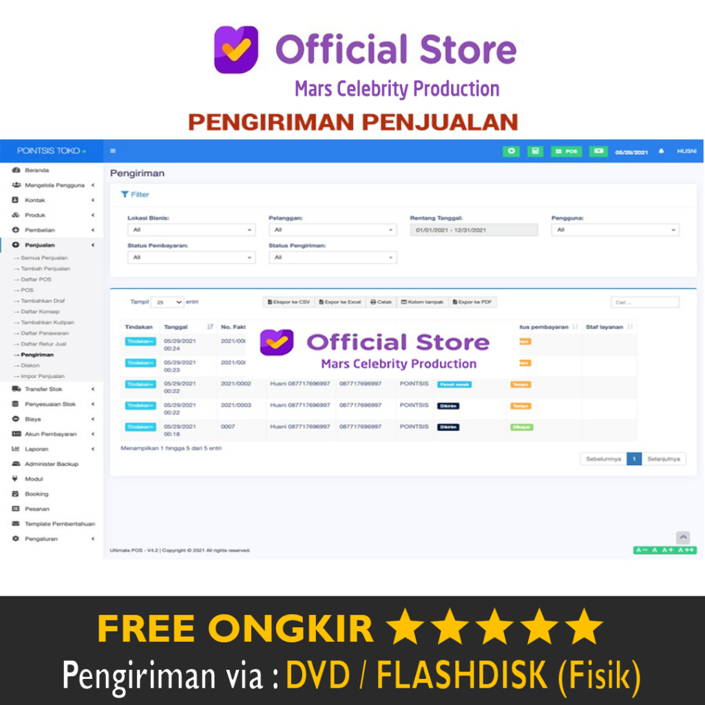 Jual Source Code Aplikasi Toko POS IPOS Lengkap Full PHP Siap Pakai ...