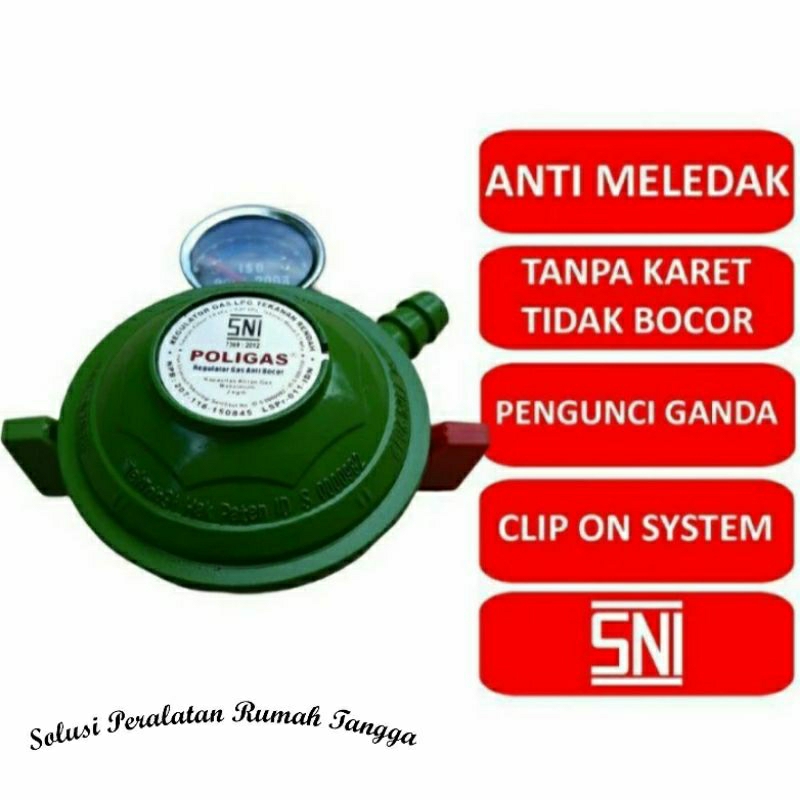 Jual poligas regulator PG 0207 S regulator gas tekanan rendah auto ...