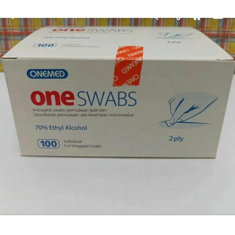 Jual Alkohol Swab Alcohol swab one med Alkohol Swabs Onemed oneswab ...