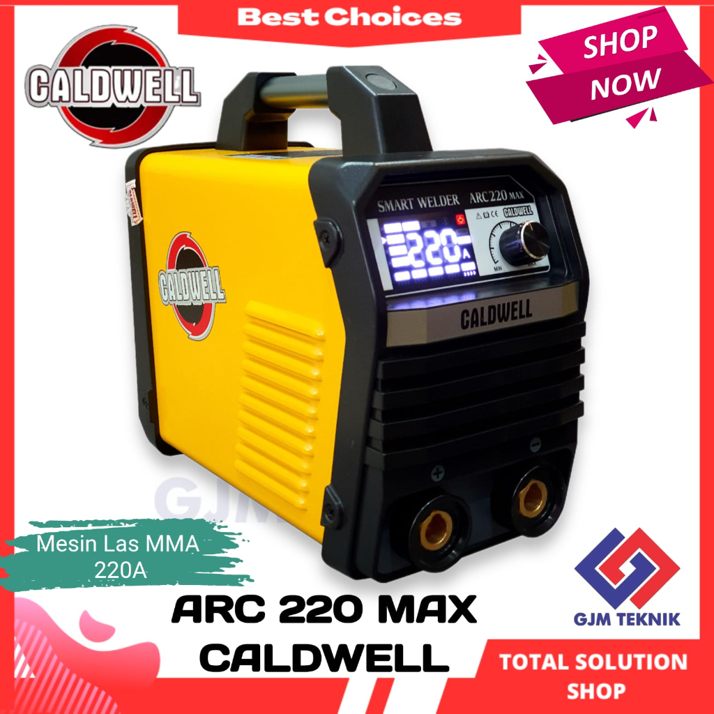 Jual Mesin Las Listrik Inverter ARC 220 MAX SMART WELDER CALDWELL ...