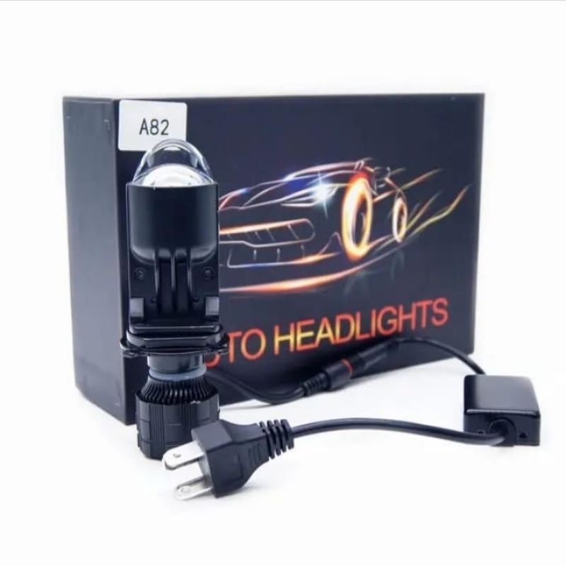 Jual lampu utama headlamp projector v9 h4 universal motor dan mobil pnp ...