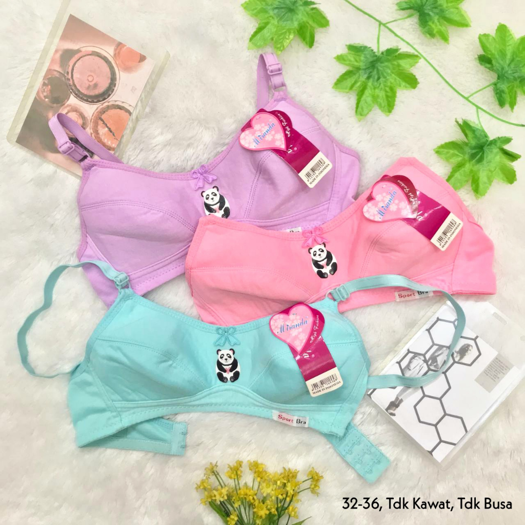 Jual RVC75 - MIRANDA Minibra Anak Perempuan Tanpa Kawat 32-36 Kait 2 BH ...