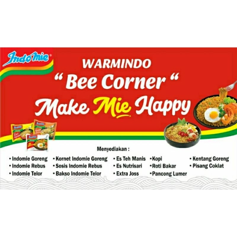 Jual SPANDUK BANNER WARUNG INDOMIE | Shopee Indonesia