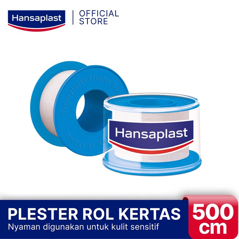 Jual Hansaplast Rol Roll Kertas 2,5 cm x 5m - Plester Berdaya Rekat ...