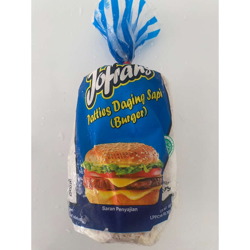 Jual Jofrans Beef Patties/ Isian Burger Daging Sapi 900 gram | Shopee ...