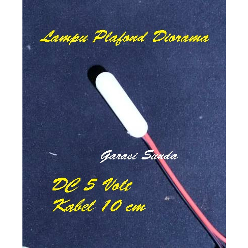 Jual Lampu Led 6 mata + Kabel 15 cm DC 5 Volt untuk Diorama / lampu ...