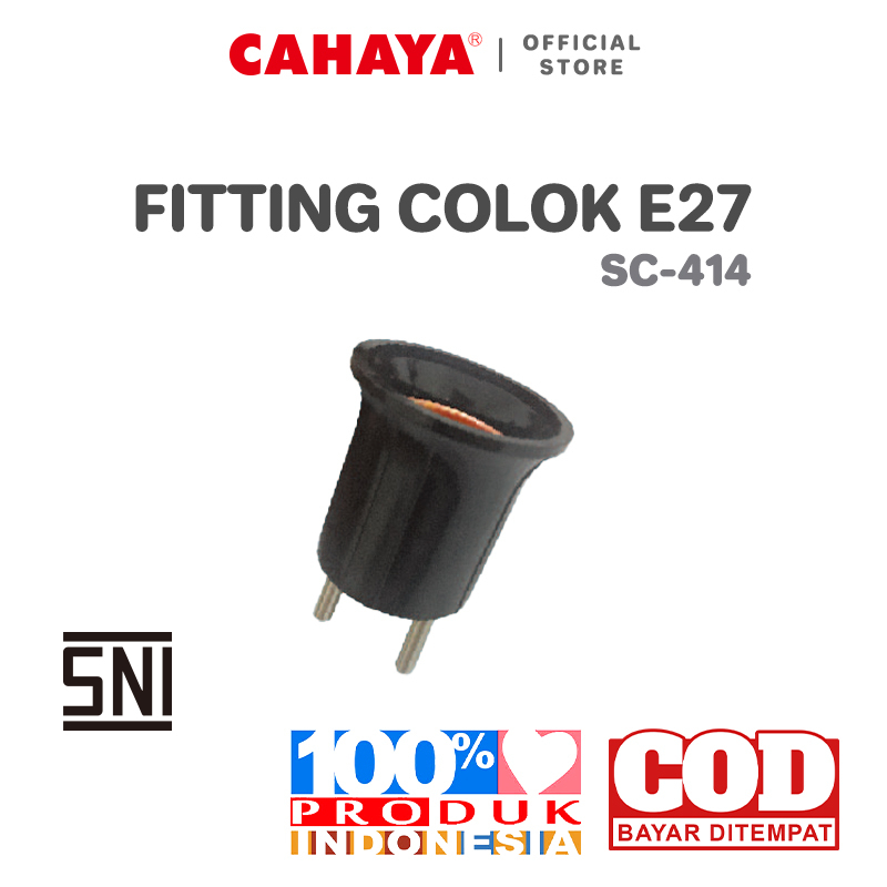 Jual CAHAYA - Fitting Colok E27 SC-414 | Shopee Indonesia