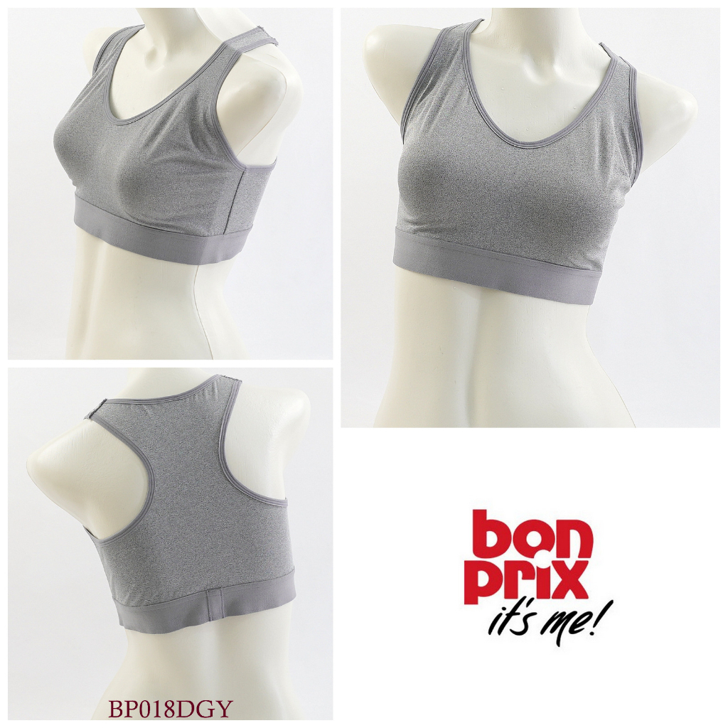 Jual Bra Wanita Tanpa Kawat BONPRIX Tanpa Busa Full Cup Model Sport Pakaian Dalam / Underwear ...