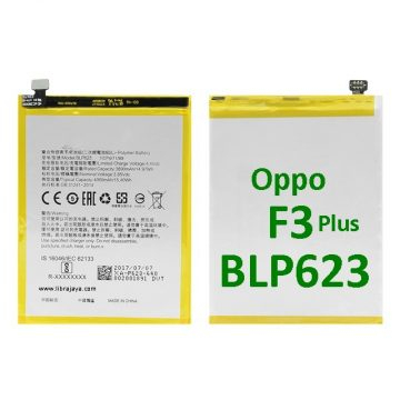 Jual Baterai Oppo F3 Plus R9S BLP623 Original Batre Battery | Shopee ...
