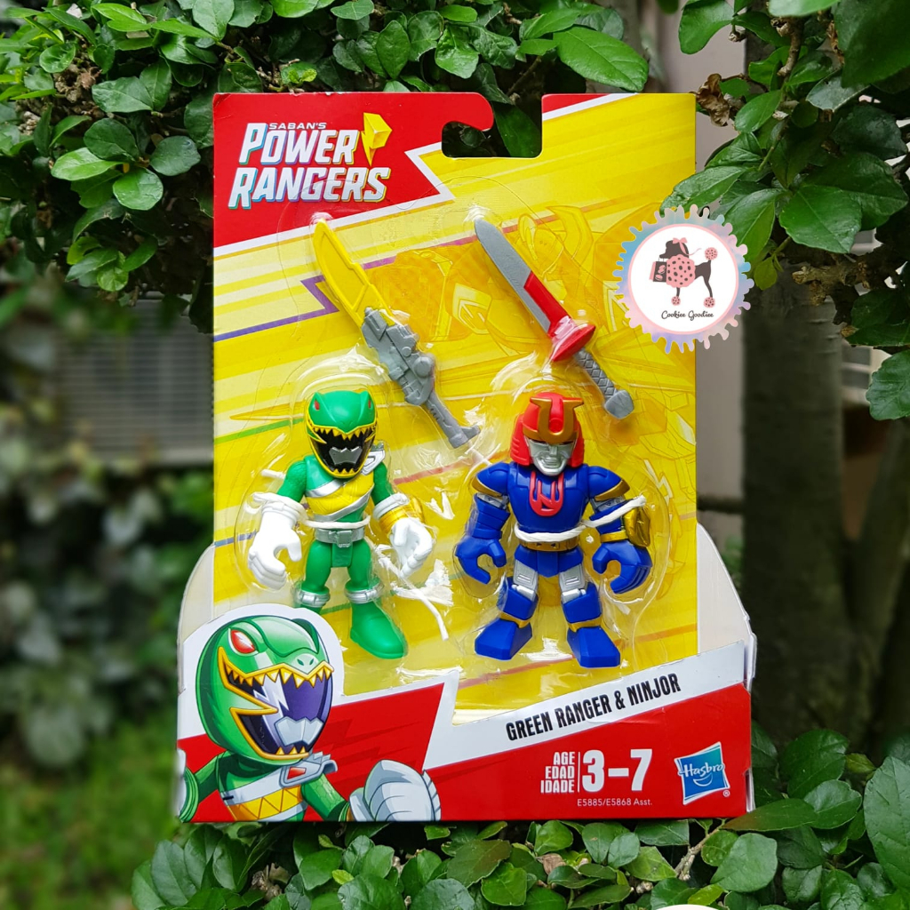 Jual Power Rangers Green Ranger and Ninjor Playset | Shopee Indonesia