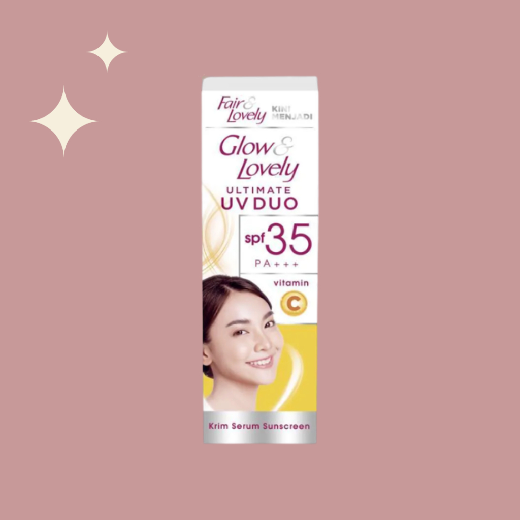 Jual Fair & Lovely Glow & Lovely Ultimate UV Duo SPF35 PA+++ Vitamin C Krim Serum Sunscreen 20g ...