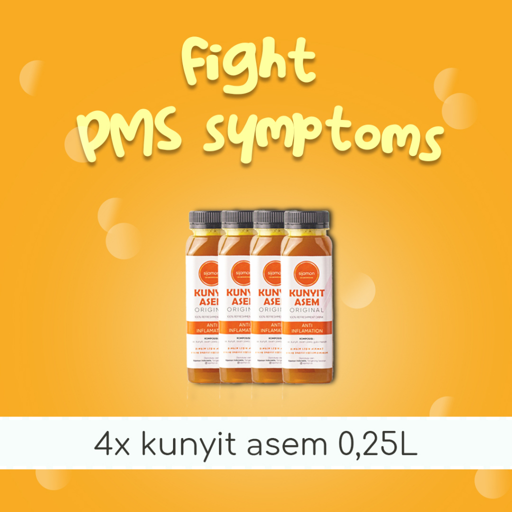 Jual Kunyit Asam Paket Fight PMS by Sijamon (4 botol) | Shopee Indonesia