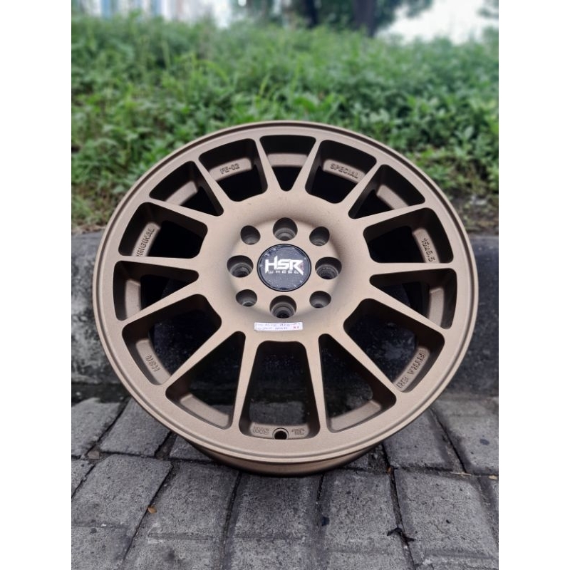 Jual Velg Mobil Racing HSR R15 Buat Ayla Datsun Starlet Agya Ayla Model ...