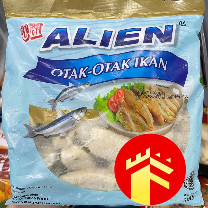 Jual OTAK OTAK ALIEN 500 GR OTAK OTAK IKAN GORENG ALIEN 500 GR OTAK ...