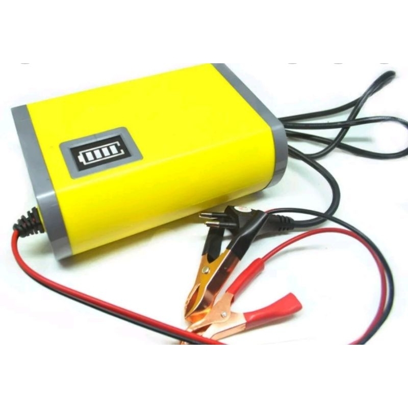 Jual Cas Aki 2A 12V motor mobil charger aki motor mobil 12V 2A kabel ...
