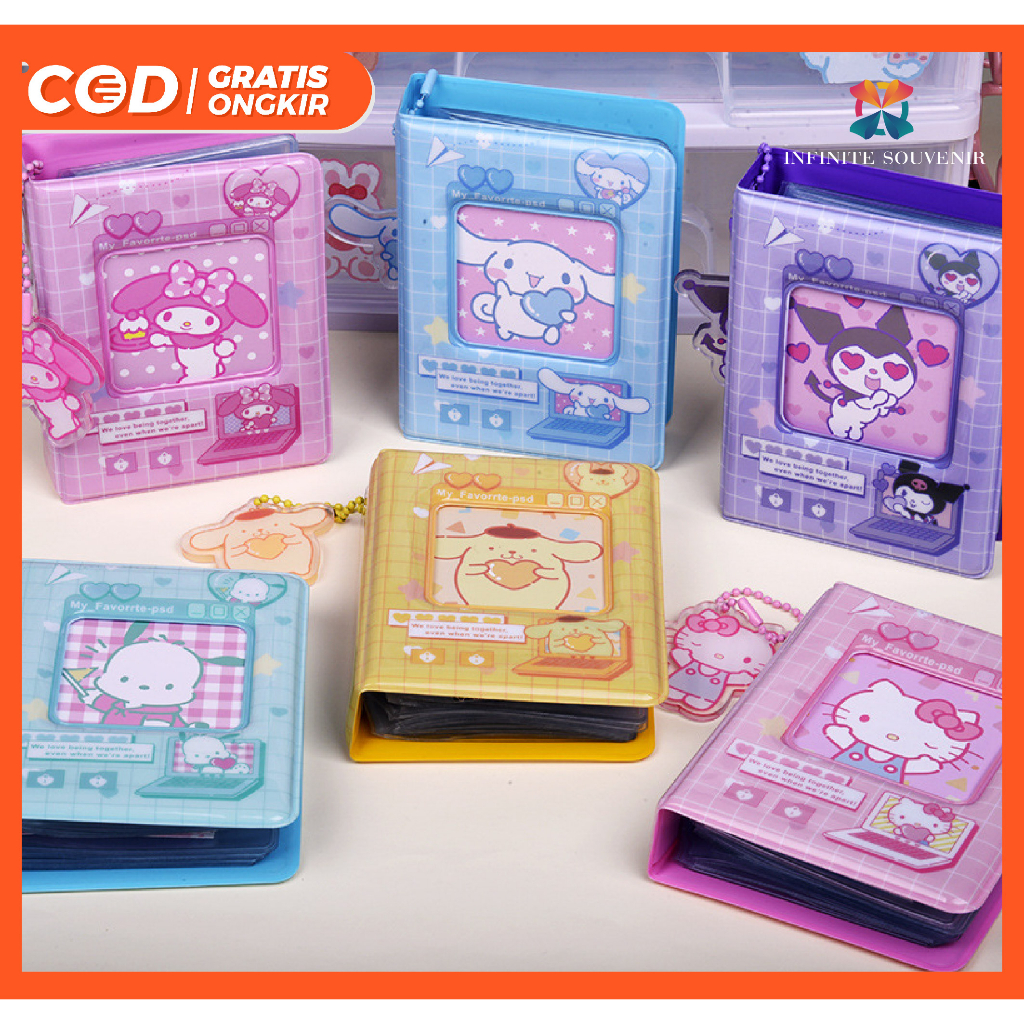 Jual Sanrio Album Foto Mini Ukuran 2R 3 Inci Isi 40 Foto / 20 Halaman ...