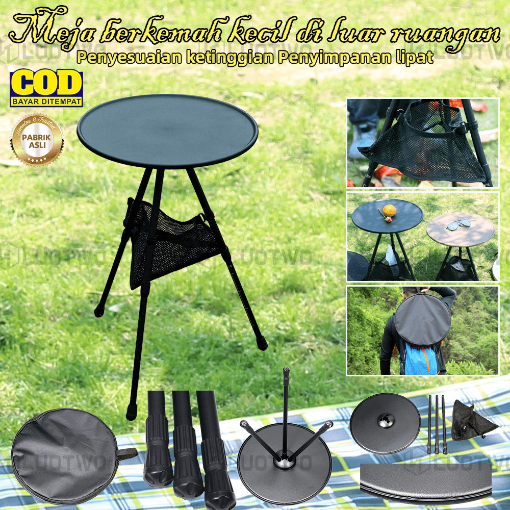 Jual Meja Camping Outdoor Portable Meja Mini Teh Kopi Meja Tripod Meja ...