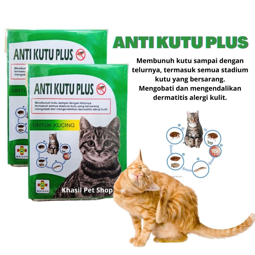 Jual Obat Kutu Kucing Sachet Plus (1pcs) | Shopee Indonesia
