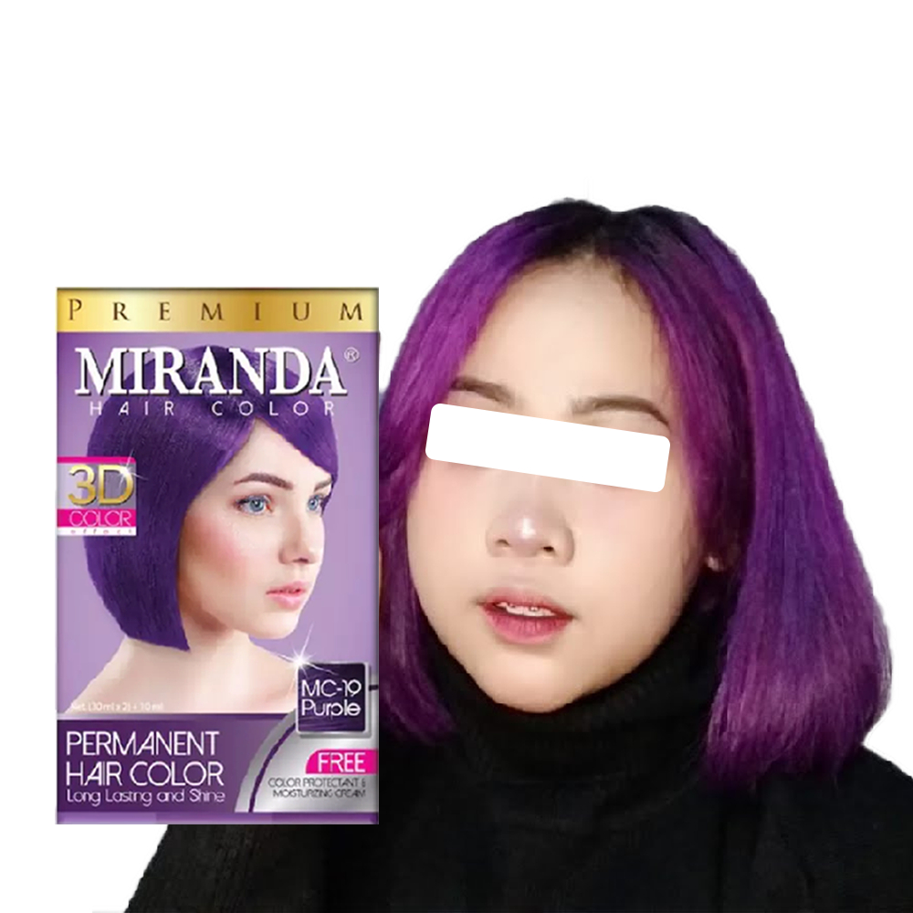 Jual Semir Rambut Yang Bagus Permanen Warna Miranda Hair Color Premium ...