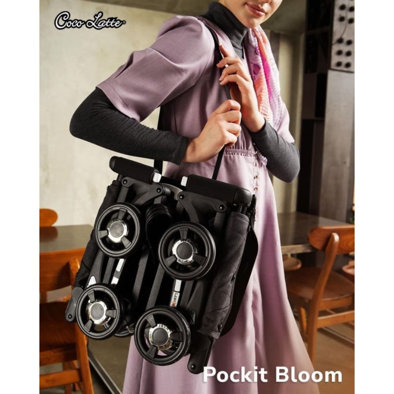 Jual Stroller Cabin Size Pockit 839 Denim Bloom Collection Kereta ...