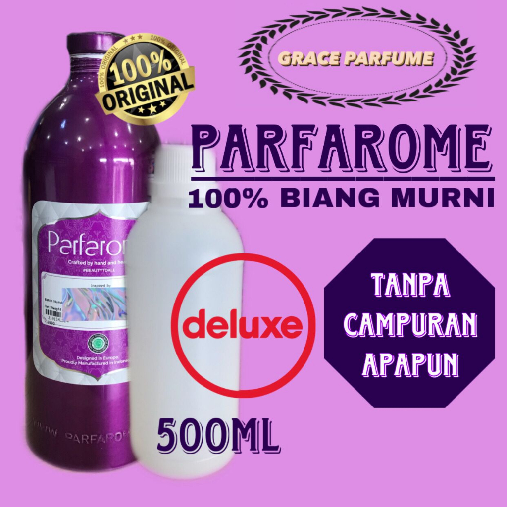 Jual BIANG PARFUME PARFAROME DELUXE 500ML MURNI KEMASAN KALENG ...