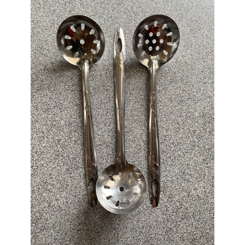 Jual CENTONG STAINLISH BERLUBANG SUPER TEBAL | CENTONG MIE AYAM ...