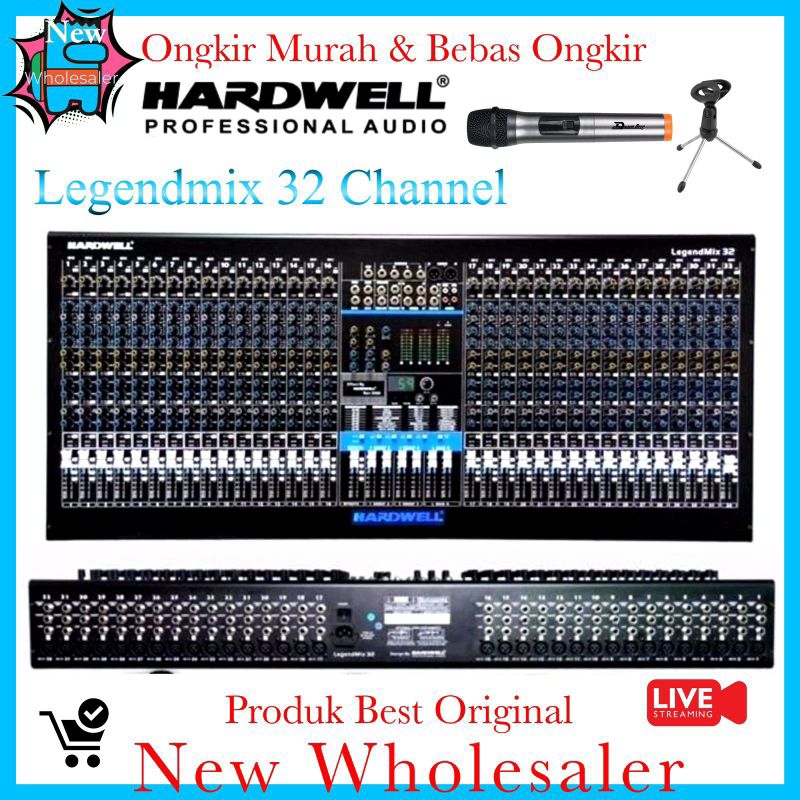 Jual Mixer audio Hardwell Legendmix 32 Channel Effect Dsp Pro plus ...