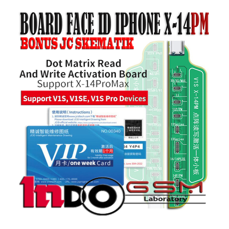 Jual Board Face ID JC V1S V1SE V1S PRO For X-14PM Papan Board Face ID ...