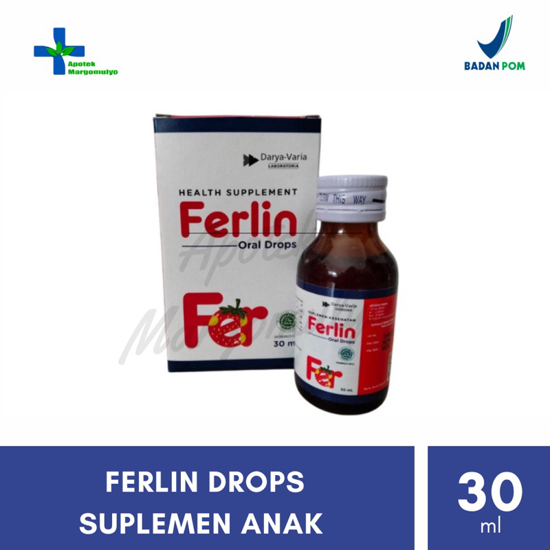 Jual Ferlin Drops 30 ml - Suplemen Kesehatan Anak | Penambah Darah ...