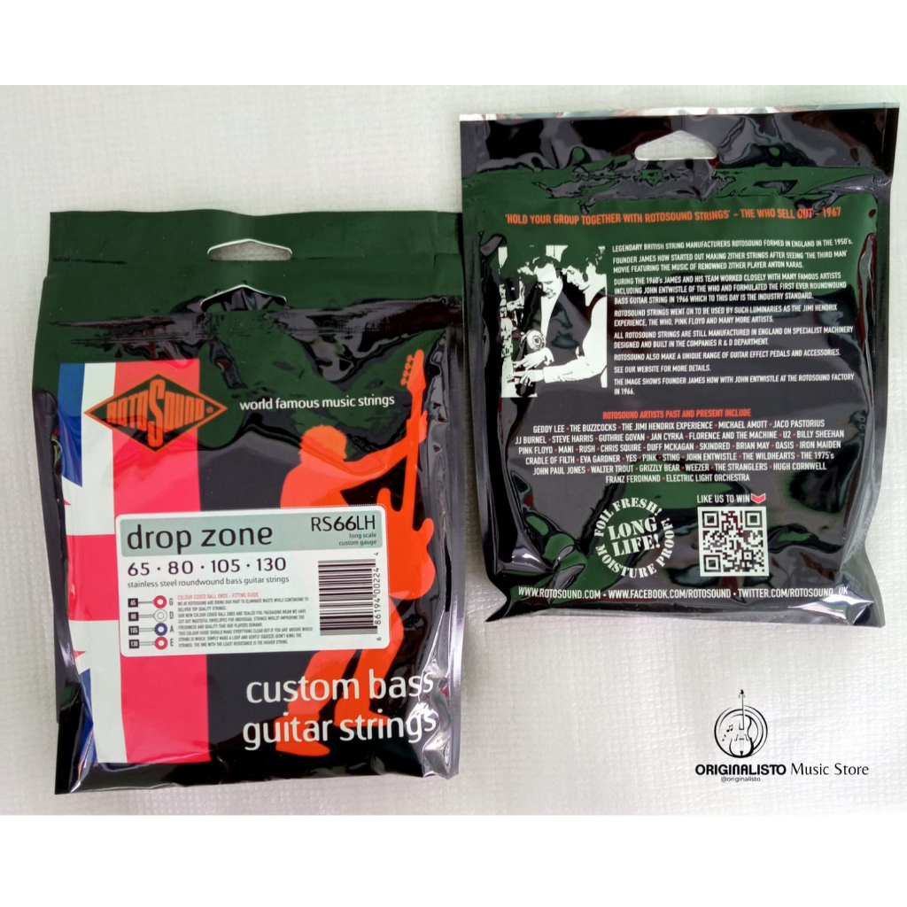 Jual Senar Bass 4 Strings - Rotosound RS66LH 65/130 | Shopee Indonesia