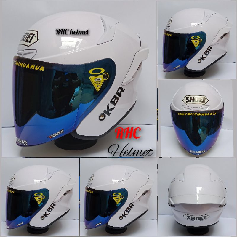 Jual HELM KBR KAIRO PUTIH MODEL TT COURSE HELM VIRAL | Shopee Indonesia