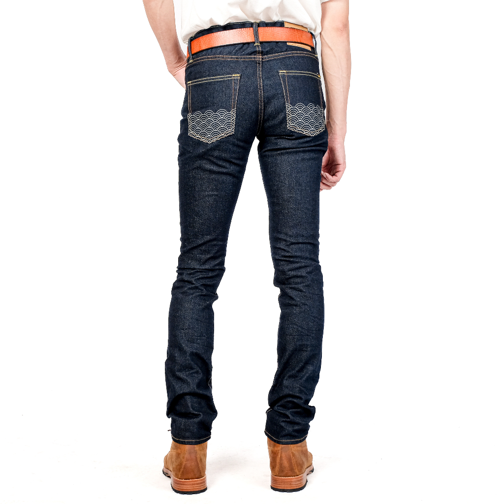 Jual Bespoke Project - Celana Jeans Permanent Blue 001 | Shopee Indonesia