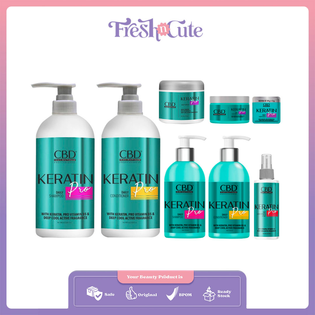 Jual CBD - Profesional Keratin Pro Daily Hair Mask || Shampoo ...