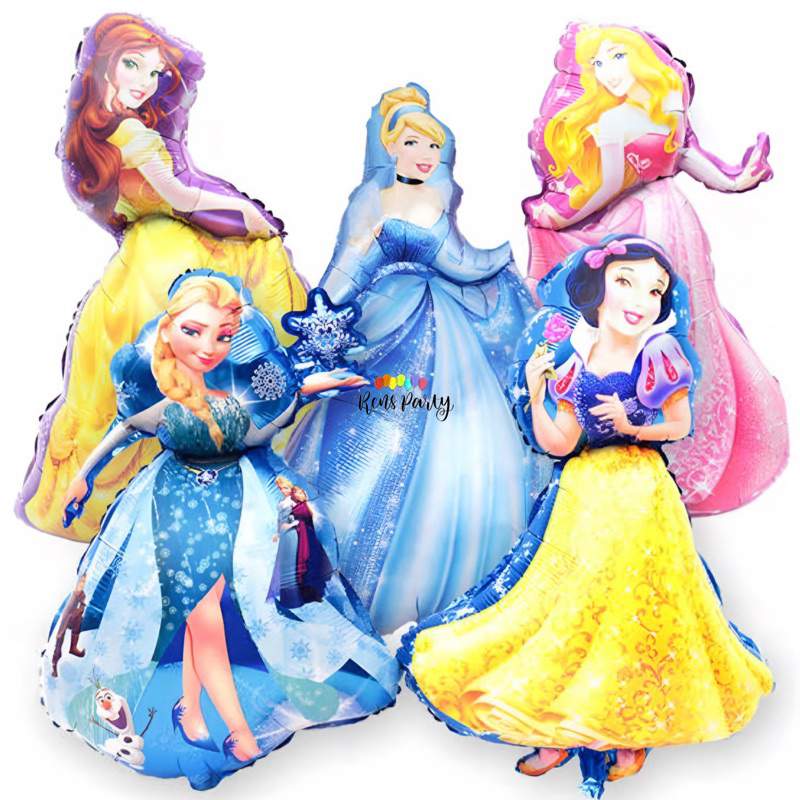 Jual BALON FOIL DISNEY PRINCESS ELSA FROZEN / AURORA SLEEPING BEAUTY ...