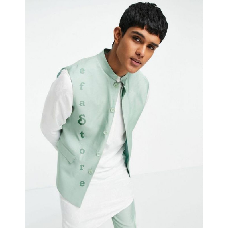 Jual Rompi Pakistan - Vest muslim bahan jas full furing - rompi muslim ...