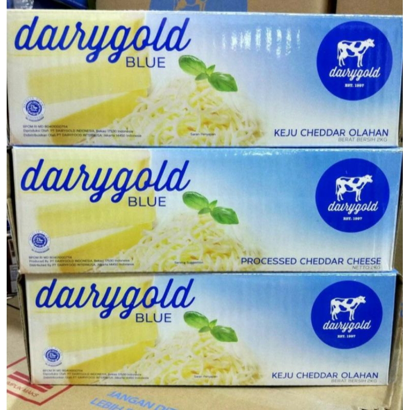 Jual Dairygold blue 2kg/keju blok uk 2kg | Shopee Indonesia