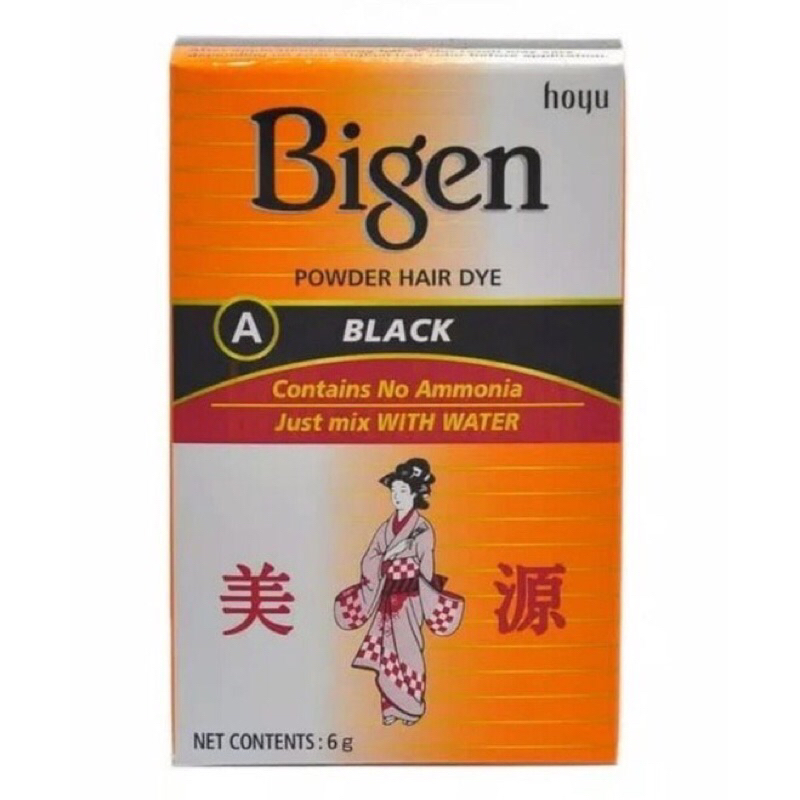 Jual BIGEN A-BLACK 6GR PEWARNA RAMBUT | Shopee Indonesia