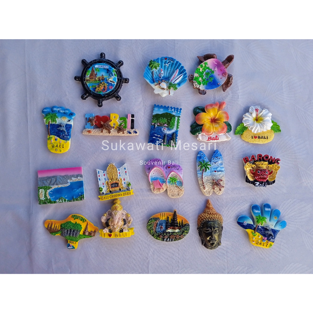 Jual Fridge Magnet Tempelan Kulkas Resin Barong Ganesha Pulau Alam ...