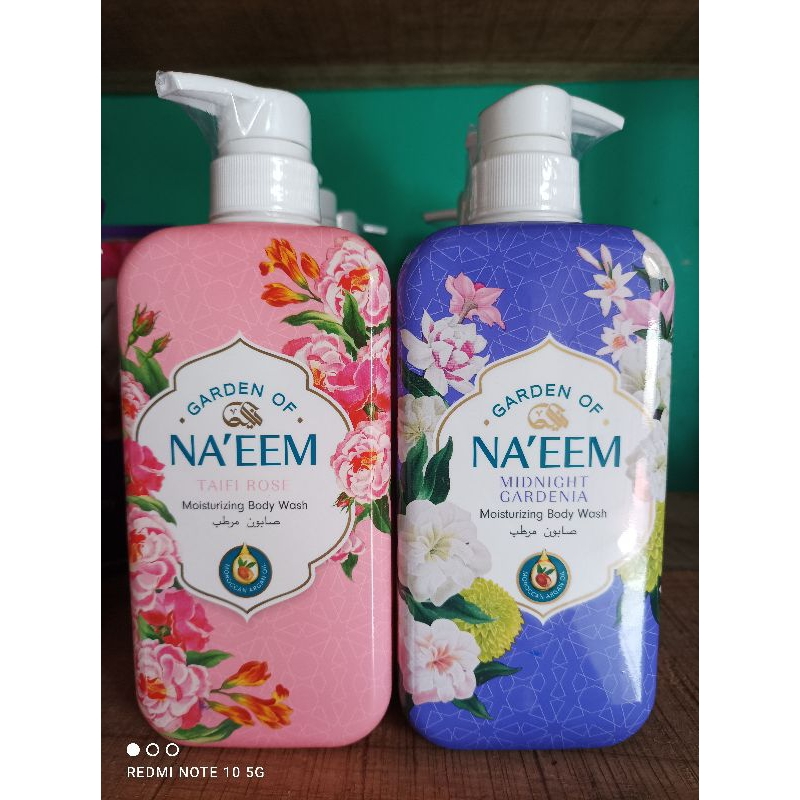 Jual Naeem Body Wash 480ml Botol Pump | Garden Of Na'eem Body Wash ...